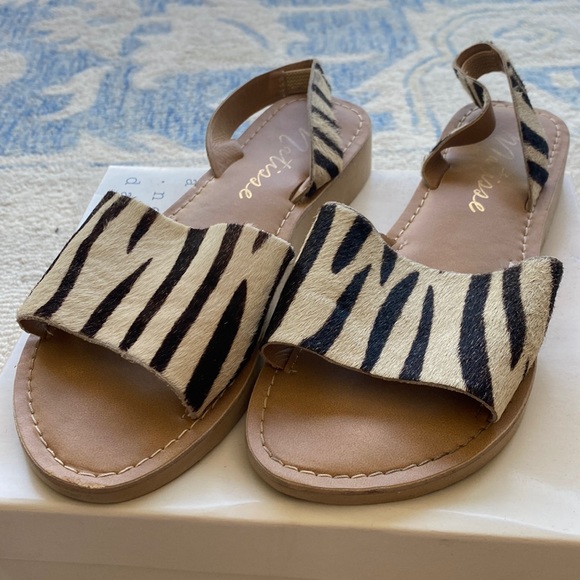 Matisse | Shoes | Matisse Natural Zebra Sandals | Poshmark